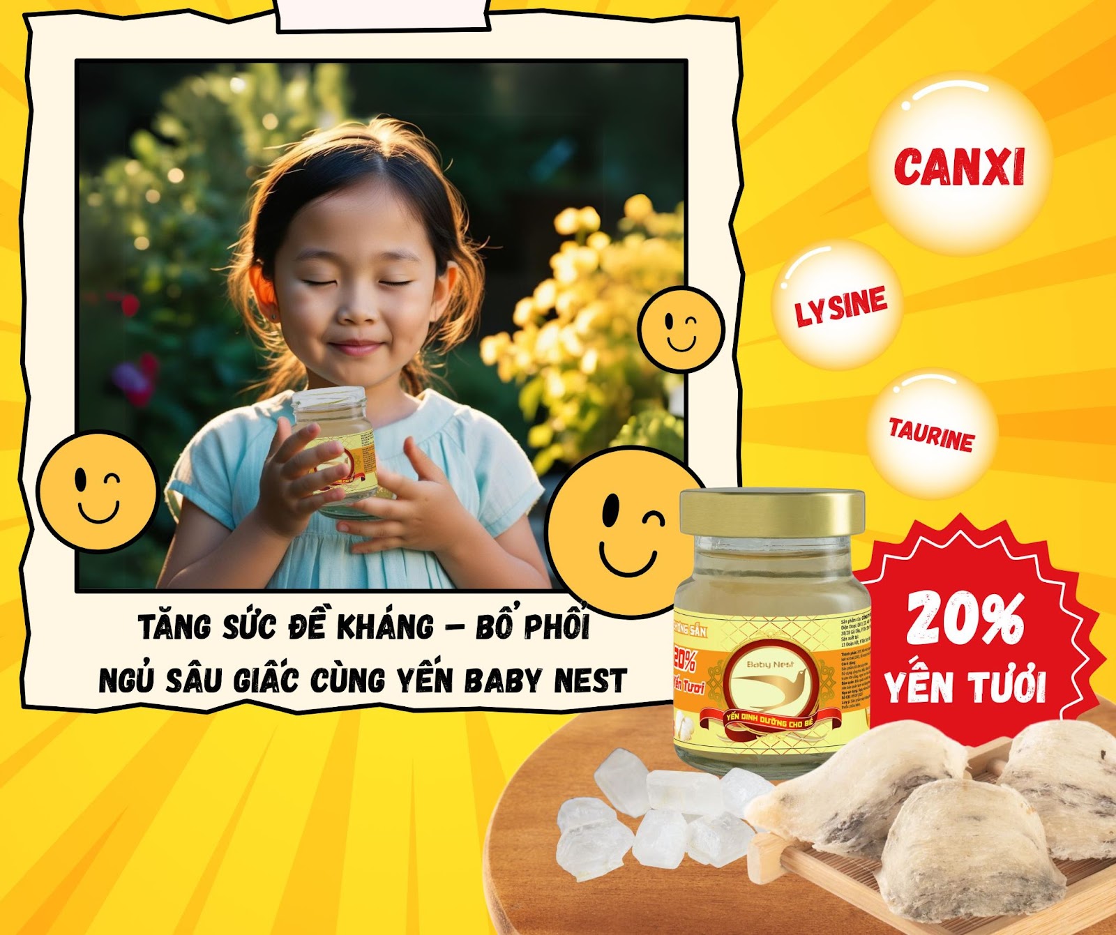 Tăng sức đề kháng – Bổ phổi – Ngủ sâu giấc cùng yến Baby Nest: Giải ...
